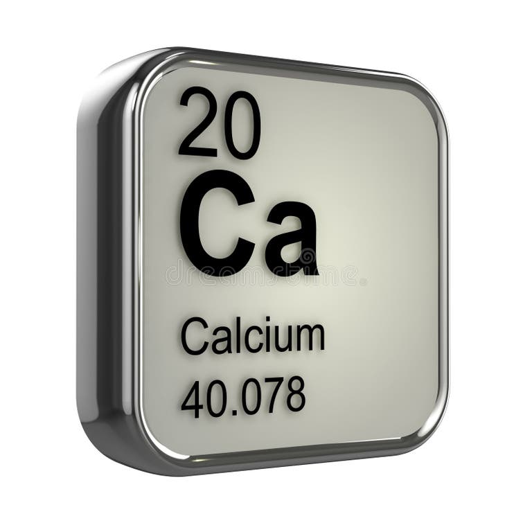 3d Calcium element stock illustration. Illustration of transition ...