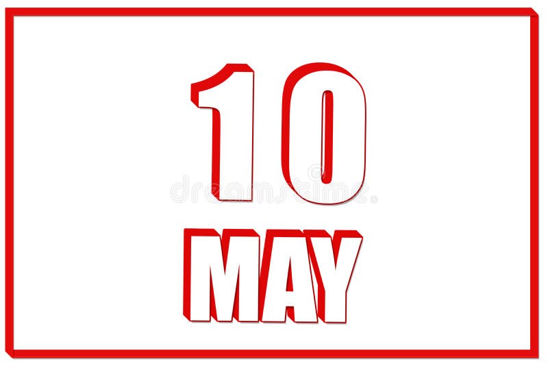 10th May Stock Illustrations – 79 10th May Stock Illustrations, Vectors ...