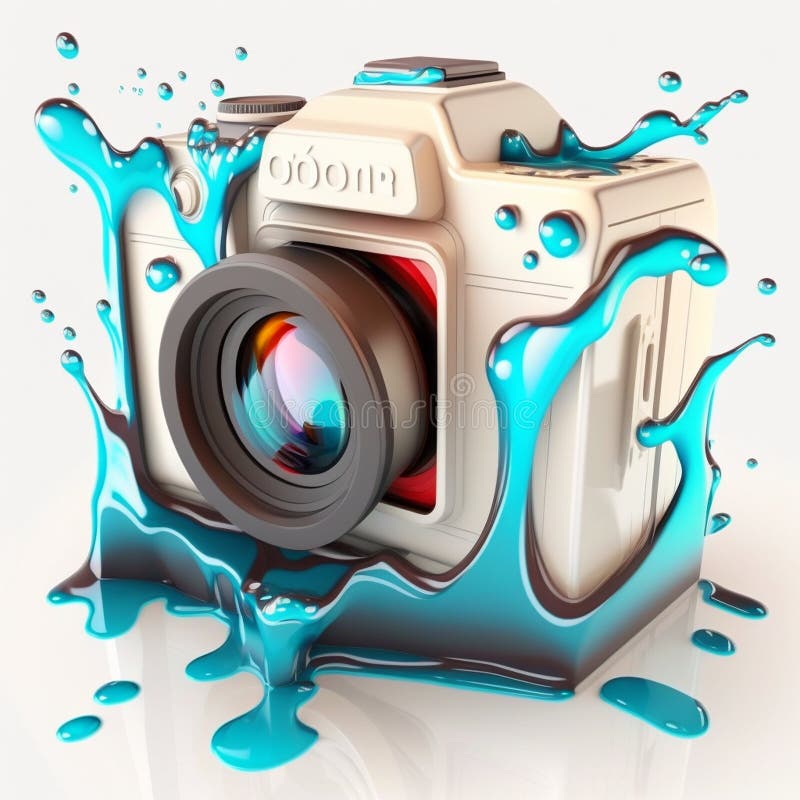 3D camera stock image. Image of vector, camera, photographer - 273143319
