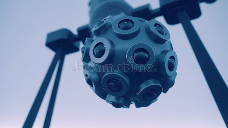 3D Camera that Shoots a 360 Degree Panoramic View. Camera, Equipment in ...