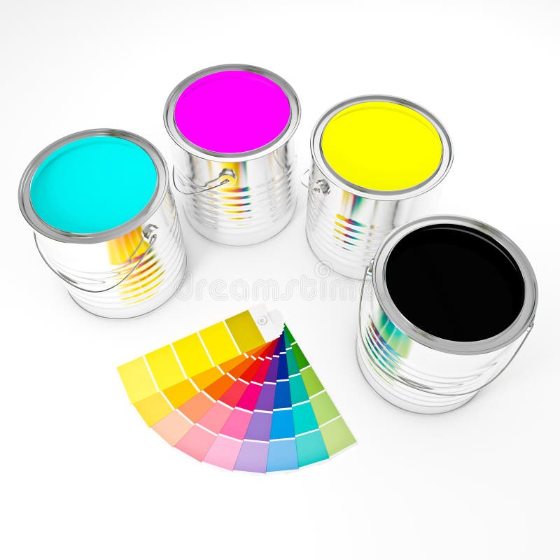 Metallic Cmyk Color Swatches Stock Illustrations – 83 Metallic Cmyk ...