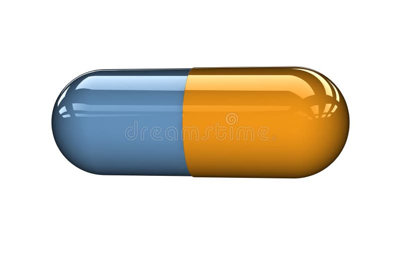 3D capsule stock illustration. Illustration of white - 45679297