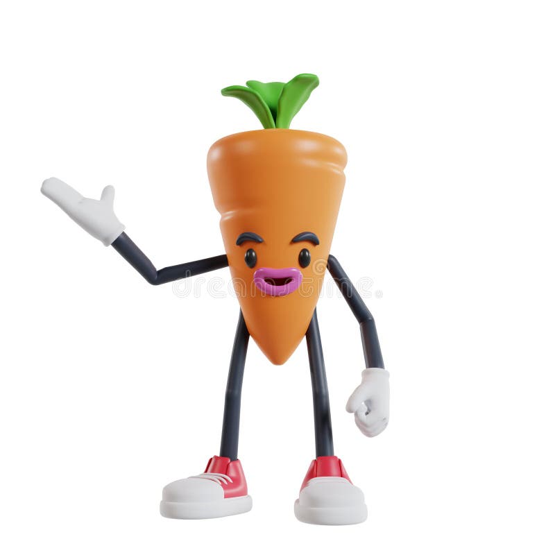 3d Carrot Character Running Fast Stock Image - Illustration of problem ...