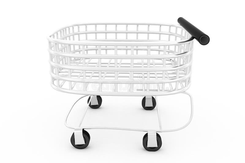 3d cart concept stock illustration. Illustration of market - 46365655
