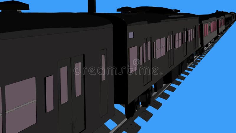 Animation of a Train in Movement Stock Video - Video of alphabet ...