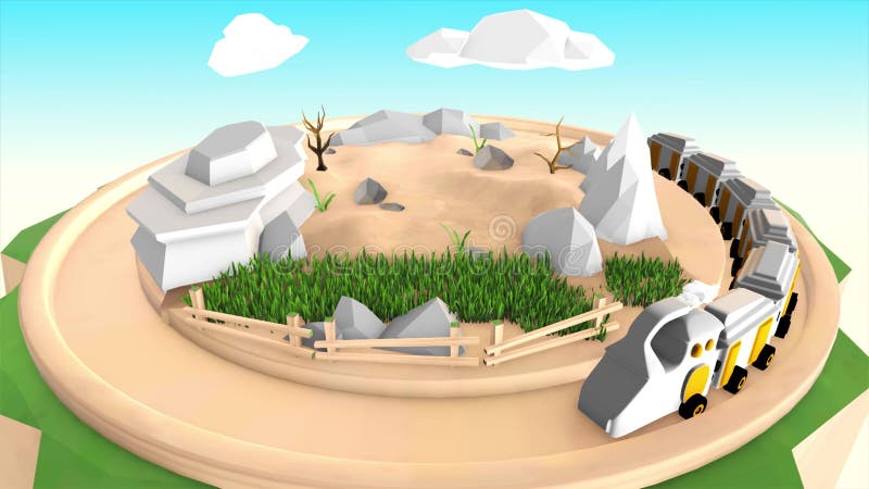 3d Cartoon Backgrounds Loop - Train Stock Video - Video of backgrounds ...