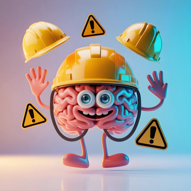 Funny 3d Brain Character Stock Illustrations – 307 Funny 3d Brain ...