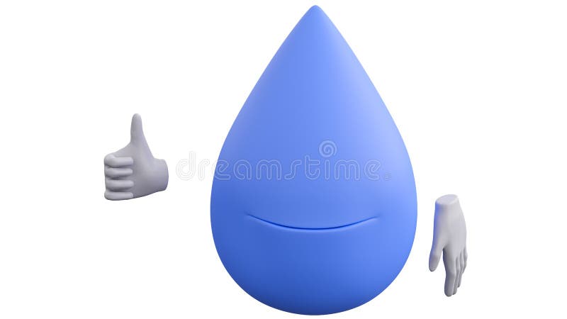 Water Drop Thumb Clip Art Stock Illustrations – 12 Water Drop Thumb ...