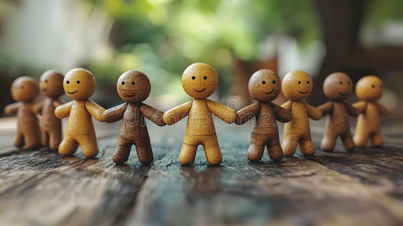 3D Cartoon Characters Engaging in Social Issue Relevant Activity Stock ...