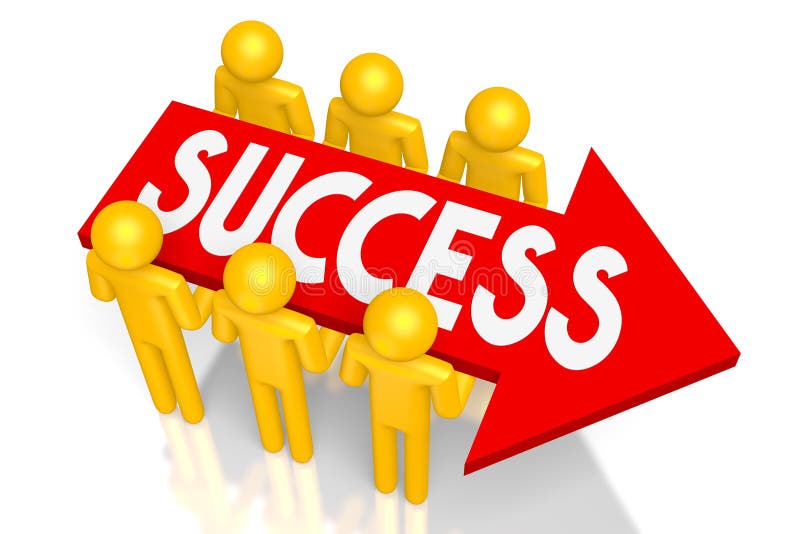 3D success concept stock illustration. Illustration of success - 101968366