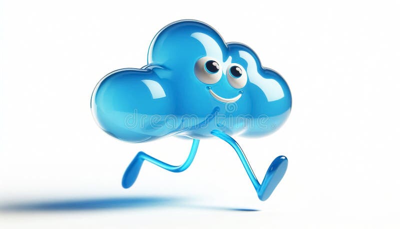 Clumsy Blue Cloud Illustration Stock Illustrations – 12 Clumsy Blue ...