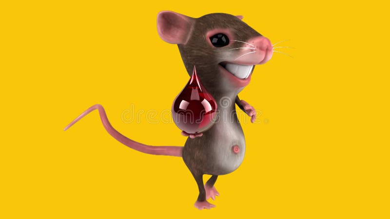 3D Cartoon Mouse (with Alpha Channel Included Stock Footage - Video of ...