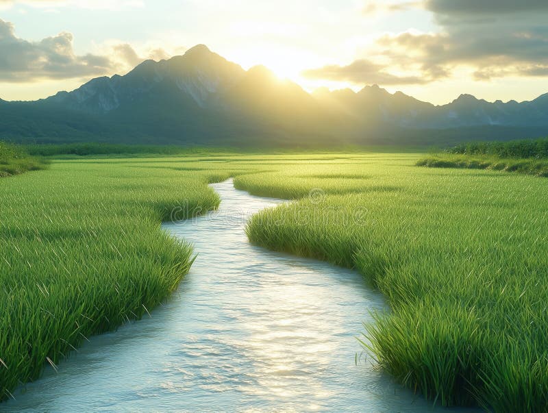 3D Cartoon Solar Term Border Stock Illustration - Illustration of ...