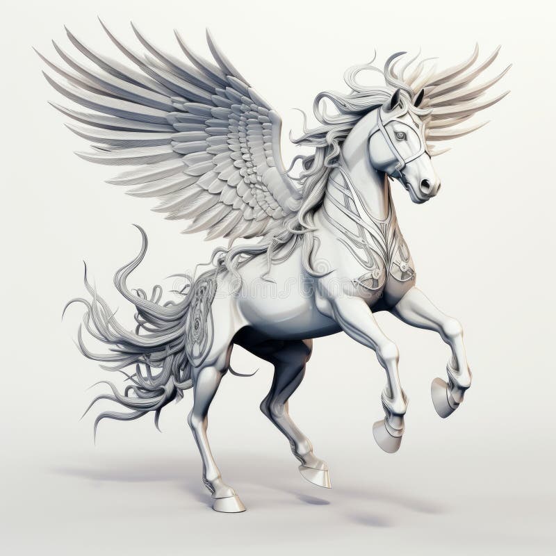 Front Pegasus Stock Illustrations – 107 Front Pegasus Stock ...