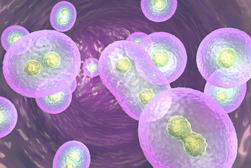 3D Cell Floating stock illustration. Illustration of genetics - 51947699