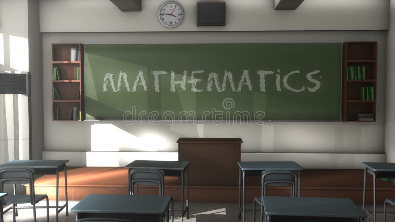 Empty Mathematics School Classroom Stock Video - Video of room, lesson ...