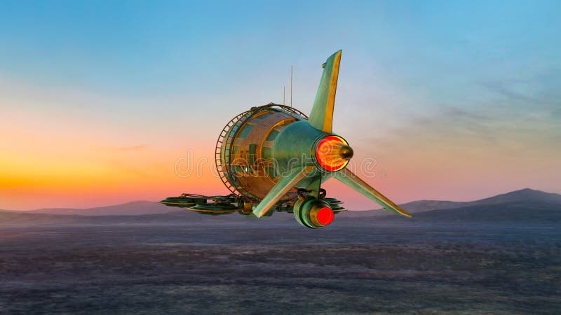 3D CG Rendering of Airplane Stock Illustration - Illustration of flight ...