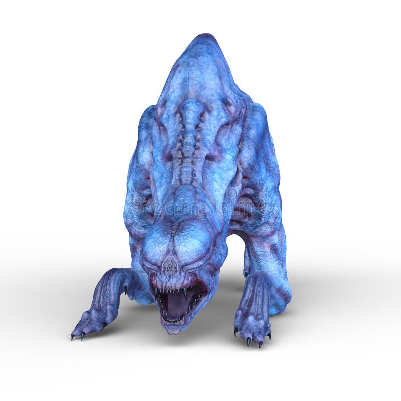 3D CG rendering of alien stock illustration. Illustration of model ...