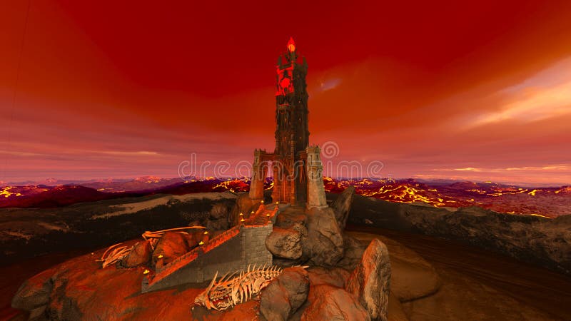 3D CG Rendering of Ancient Ruins Stock Illustration - Illustration of ...