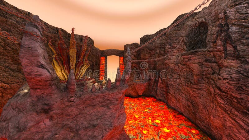 3D CG Rendering of Ancient Ruins Stock Illustration - Illustration of ...