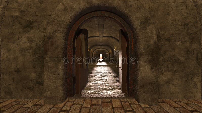 3D CG Rendering of Ancient Ruins Stock Illustration - Illustration of ...