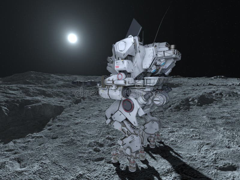 Steampunk combat robots stock illustration. Illustration of technology ...