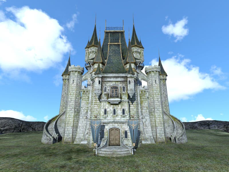 Castle stock image. Image of western, foreign, blue - 109449213