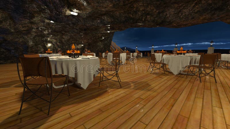 Cave restaurant stock image. Image of restaurant, dinner - 108206679