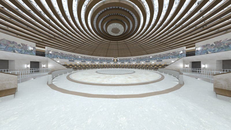 Circular hall stock image. Image of chair, conference - 116703263