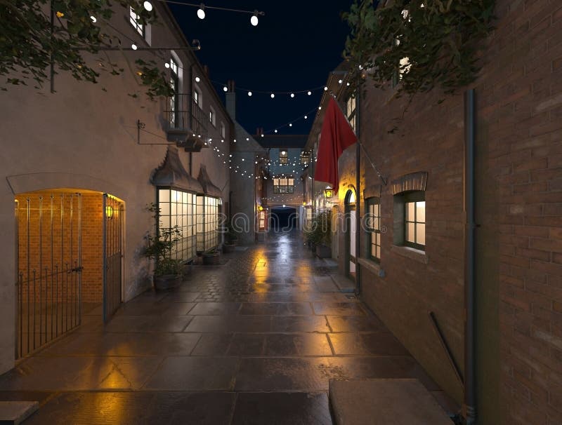 3D CG rendering of City stock illustration. Illustration of destination ...