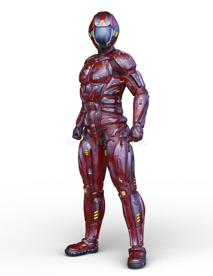 3d Cg Rendering Cyber Man Stock Illustrations – 665 3d Cg Rendering ...