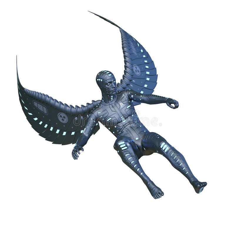 Cyborg Wings Stock Illustrations – 312 Cyborg Wings Stock Illustrations ...