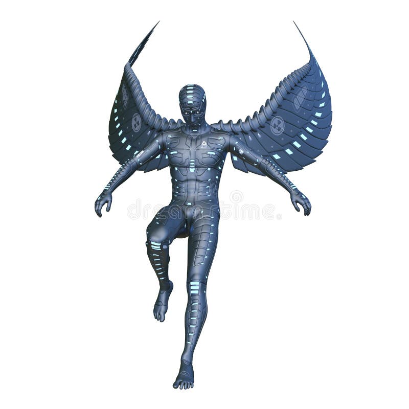 Cyborg Wings Stock Illustrations – 312 Cyborg Wings Stock Illustrations ...
