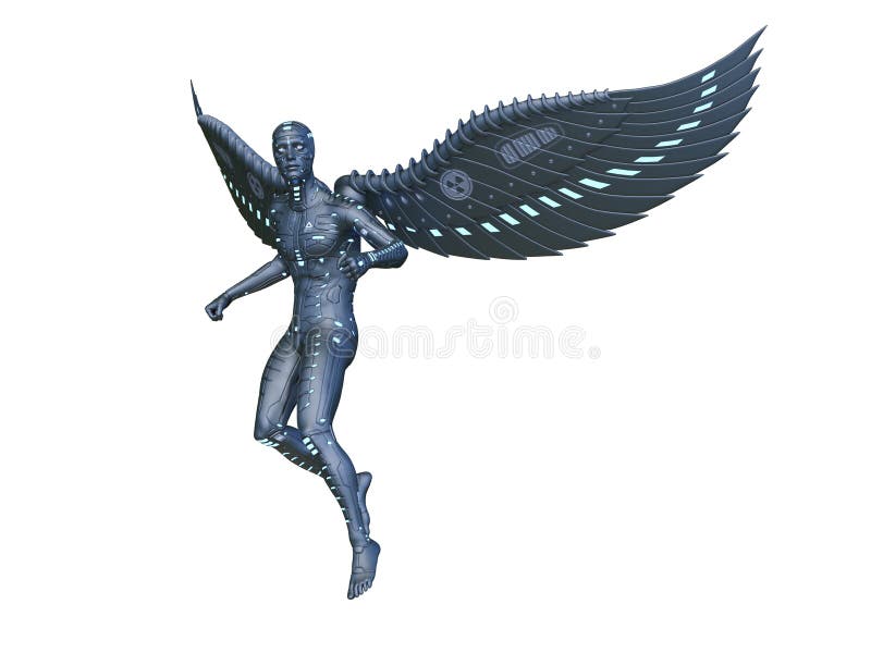 Cyborg Wings Stock Illustrations – 312 Cyborg Wings Stock Illustrations ...