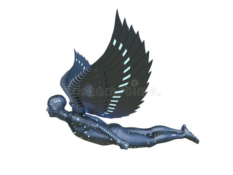 Cyborg Wings Stock Illustrations – 312 Cyborg Wings Stock Illustrations ...