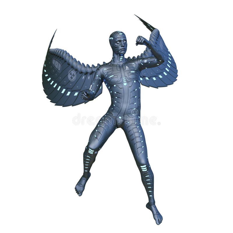 Cyborg Wings Stock Illustrations – 312 Cyborg Wings Stock Illustrations ...