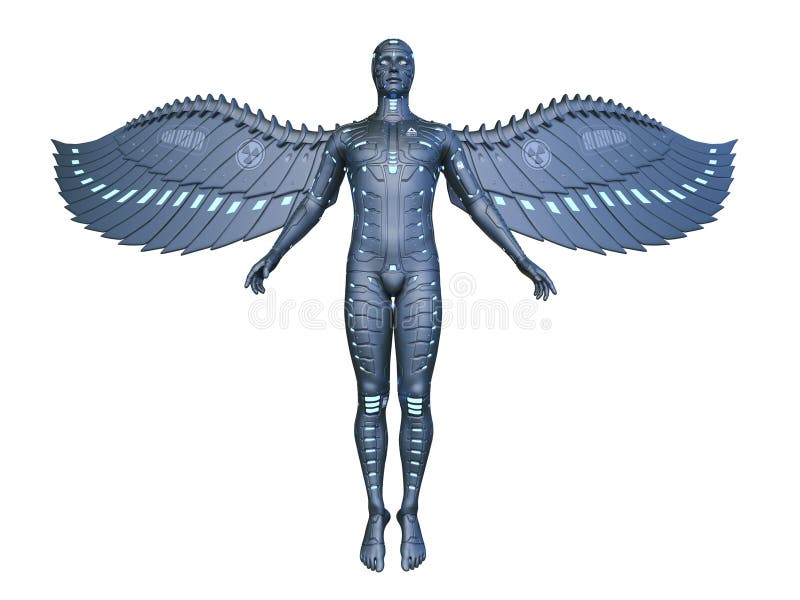 Cyborg Wings Stock Illustrations – 312 Cyborg Wings Stock Illustrations ...