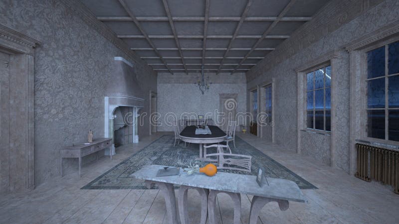 Fireplace Ruins Stock Illustrations – 12 Fireplace Ruins Stock ...