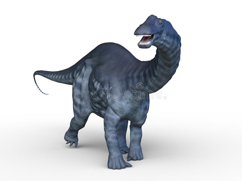 3D CG Rendering of Dinosaurs Stock Illustration - Illustration of ...