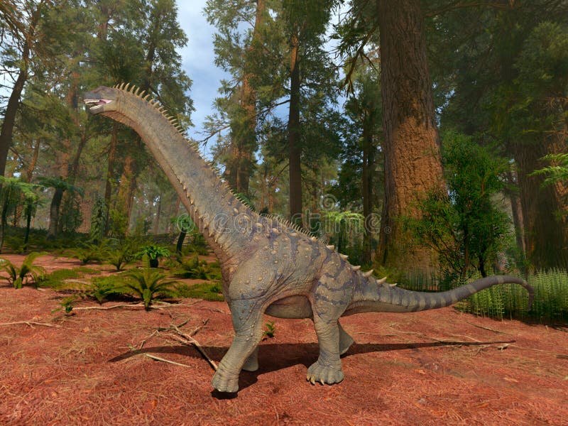 3D CG Rendering of Dinosaurs Stock Illustration - Illustration of ...