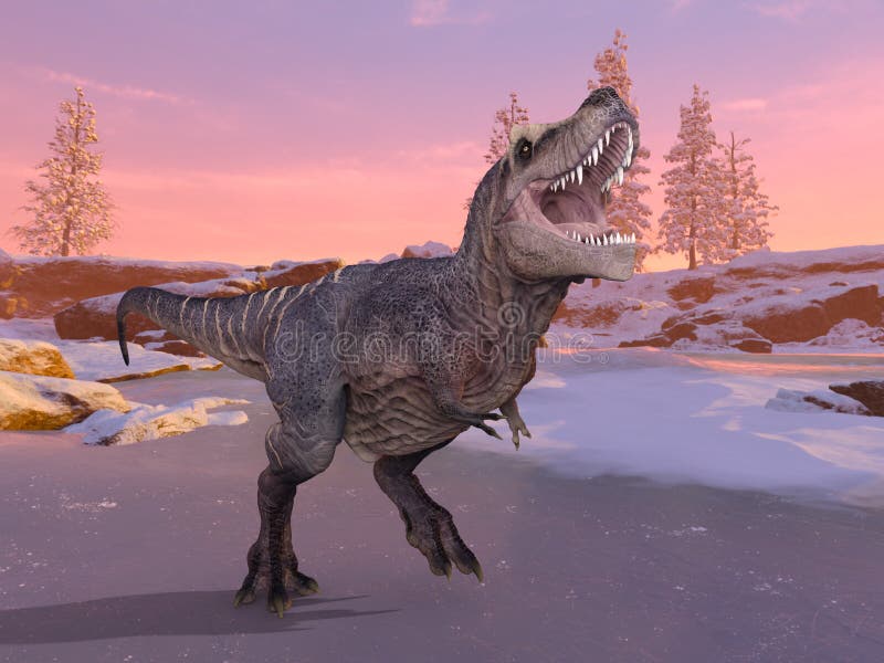 3D CG Rendering of Dinosaurs Stock Illustration - Illustration of ...