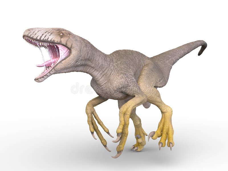 3D CG Rendering of Dinosaurs Stock Illustration - Illustration of ...