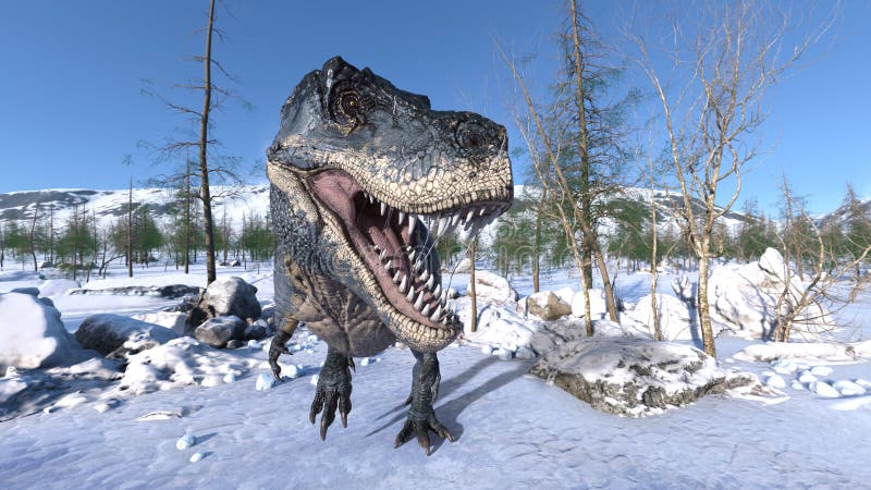 3D CG Rendering of Dinosaurs Stock Illustration - Illustration of ...