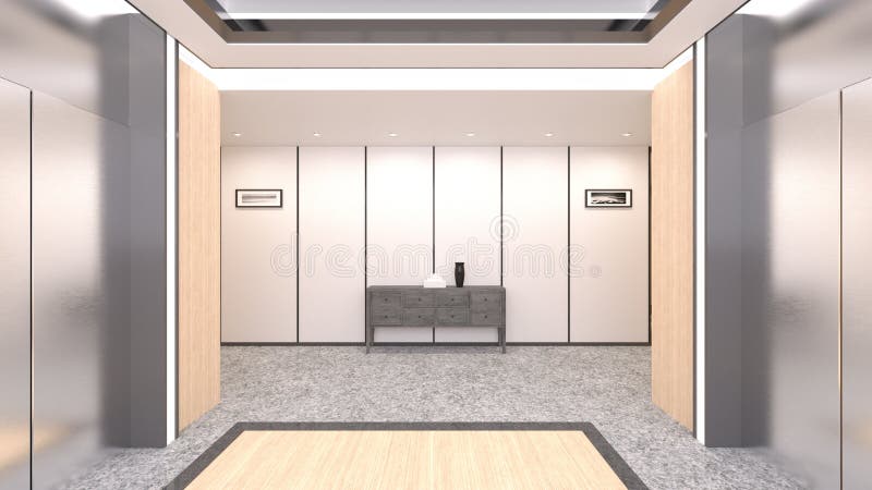 3D CG Rendering of Entrance Stock Illustration - Illustration of game ...