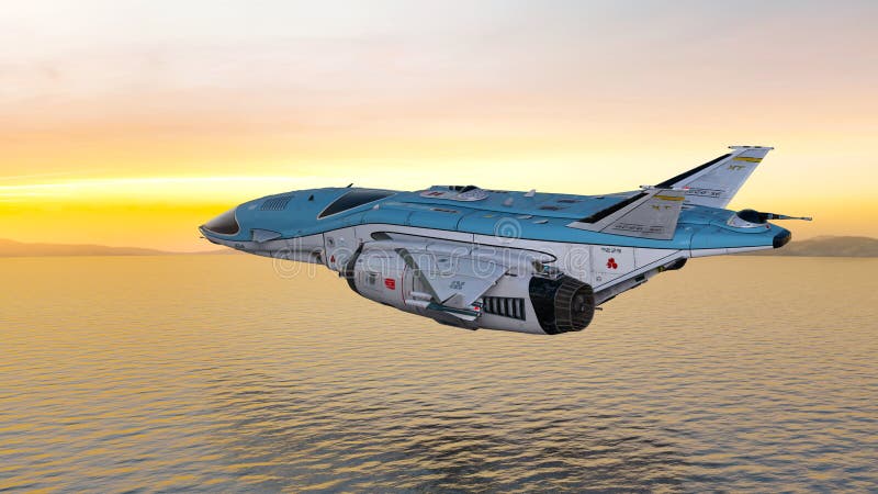 3D CG Rendering of Fighter Aircraft Stock Illustration - Illustration ...