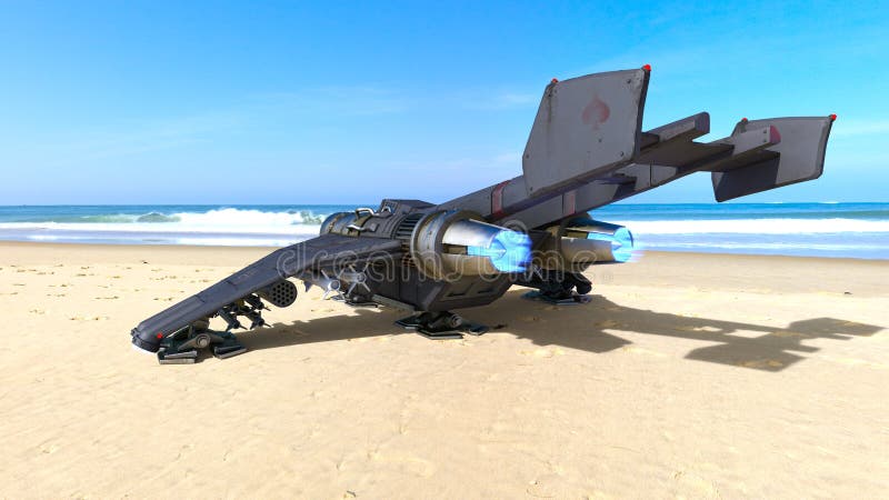 3D CG Rendering of Fighter Aircraft Stock Illustration - Illustration ...