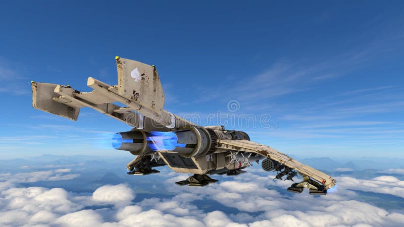 3D CG Rendering of Fighter Aircraft Stock Illustration - Illustration ...