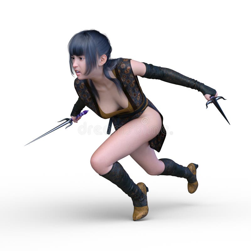 Fighter Female Stock Illustration Illustration Of Beautiful 122869965