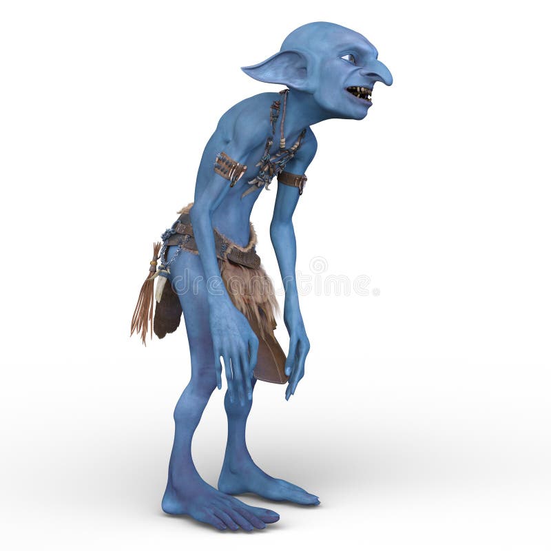 Goblin stock illustration. Illustration of ugly, fantasy - 120383847