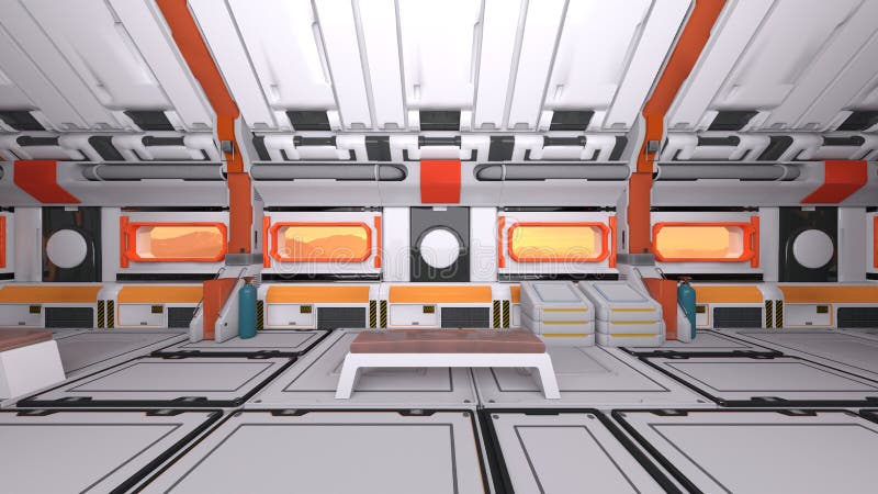 Cg Rendering Inside Spaceship Stock Illustrations – 95 Cg Rendering ...
